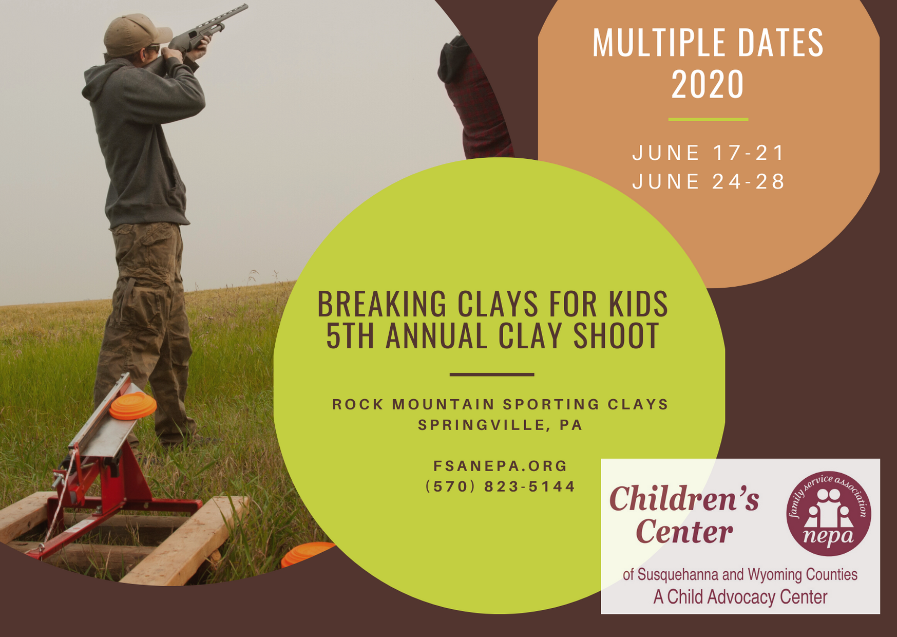 Clay Shoot Graphic – Family Service Association